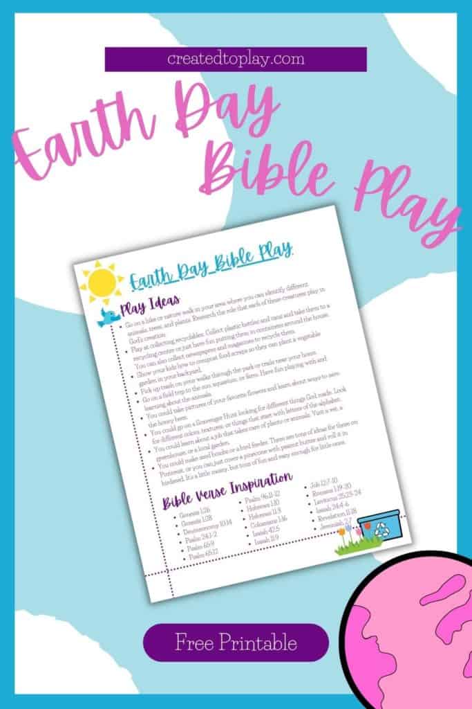 Earth Day Bible Play Ideas - Created to Play